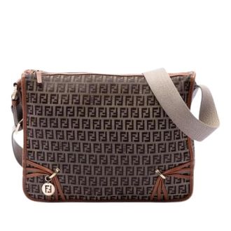 Fendi Pre-owned Sac bandouli&egrave;re en toile - Femme - Pre-owned - Brun - Taille: ONE Size