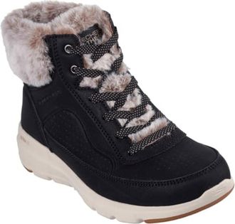 Skechers Damen On-The-go Glacial Ultra-Mountain Muse Stiefelette, Black Synthetic, 37.5 EU