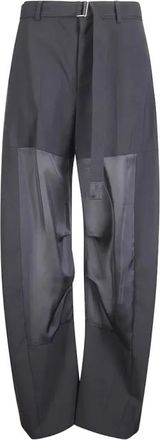 sacai Femme, Pantalons, Gris, Taille: 42 FR Wool Suiting Pants