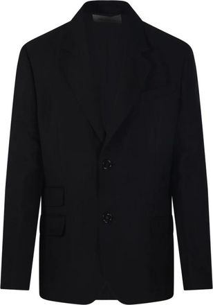 Ami Homme, Vestes, Noir, Taille: XL Veste Droite Crois&eacute;e Simple