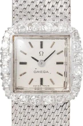 Omega Montre bijou vintage doccasion - Femme - Pre-owned - Blanc - Taille: ONE Size