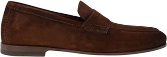 Santoni Homme, Chaussures, Brun, Taille: 40 EU Carlo Penny Loafer