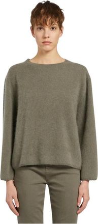Marella Femme, Pulls, Vert, Taille: 38 FR Pulls &agrave; col rond