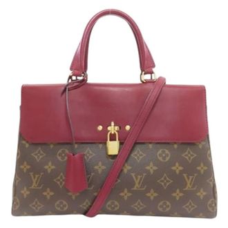 Louis Vuitton Sac &agrave; main Pre-owned en toile Monogram - Femme - Pre-owned - Rouge - Taille: ONE Size