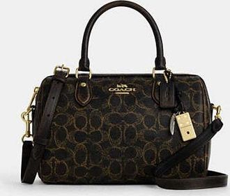 Coach Rowan Satchel Aus Loved-Signature-Canvas Mit Anh&auml;ngern