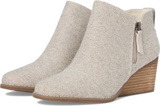 Toms Damen Goldie Mode-Stiefel, Natürlicher schimmernder Köper, 37.5 EU