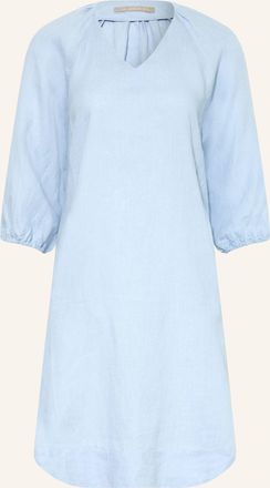 (The Mercer) N.Y. (The Mercer) N.Y. Leinenkleid Mit 3/4-Arm blau