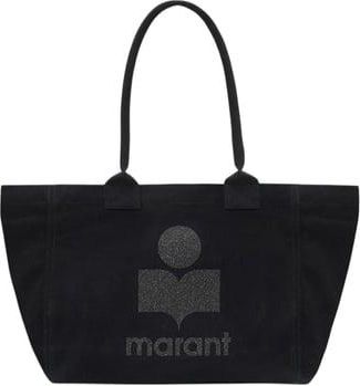 Isabel Marant Sac Yenky zipp&eacute; en coton &agrave; logo