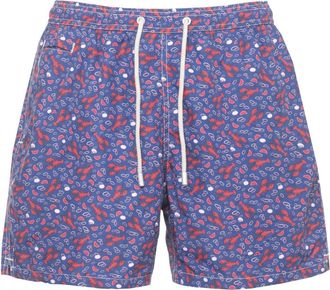 Saint Barth Homme, Maillots de bain, Multicolore, Taille: XL Lighting Micro Fantasy Swim Shorts