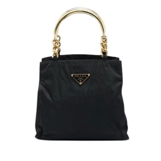 Prada Sac &agrave; main vintage en nylon Pre-owned - Femme - Pre-owned - Noir - Taille: ONE Size