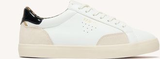 Faguo Baskets blanc et l&eacute;opard