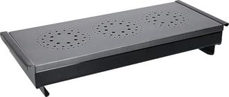 MasterClass Professioneller Teelicht-Speisewärmer / Tellerwärmer, Master Class, Karbonstahl, schwarz / grau, Einzelpackung