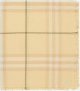 Burberry &Eacute;charpe large en laine Check