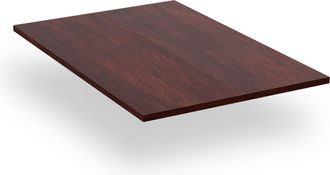 Blumfeldt Bearsdon Tischplatte 120x80 - Langlebige Holztischplatte, Kratzfest & Hitzebeständig, Ideal für Esszimmer - Modernes Teakholz-Finish, Perfekt für Indu