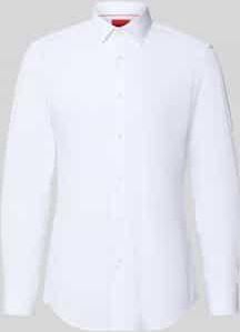 HUGO BOSS Slim Fit Businesshemd aus reiner Baumwolle Modell KOEY