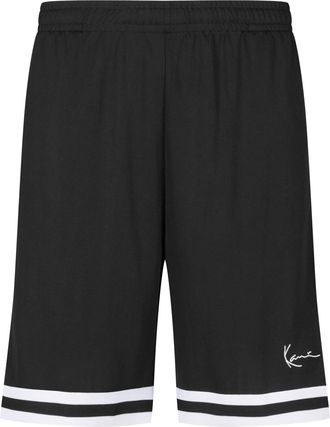 Karl Kani Herren Signature Mesh Shorts Black/White, XXL