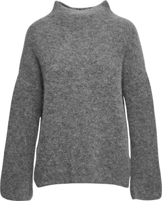 Wakakuu Icons Femme, Pulls, Gris, Taille: 38 FR Cruz Funnel Neck Sweater