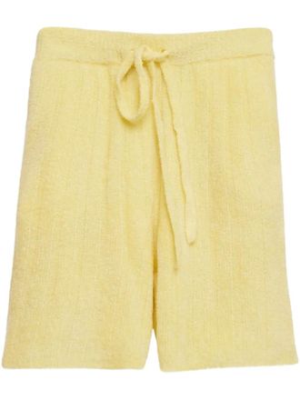 The Elder Statesman short nervuré - Jaune