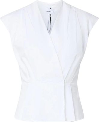 Marella Femme, Blouses et Chemises, Blanc, Taille: 38 FR Blouses