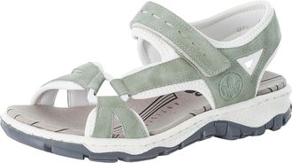Rieker Damen - Sandalen & Flip Flops 68879-52 gr&uuml;n / 52 Gr.42