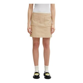 Maison Kitsun&eacute; Minirock mit aufgesetzten Taschen - - Skirts - Damen - Braun - S
