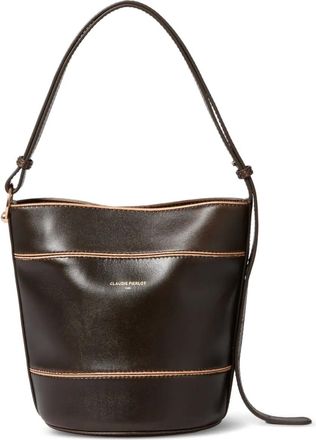 Claudie Pierlot sac seau Solveig en cuir - Marron