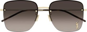 Saint Laurent unisex, Accessories, Gelb, 58 MMGr&ouml;&szlig;e