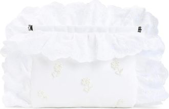 Simone Rocha Femme, Sacs, Blanc, Taille: ONE Size Pochette Enveloppe Orn&eacute;e