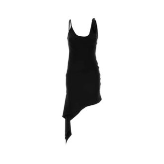 Courr&egrave;ges Scarf Dress - - Dresses - Damen - Schwarzk - 2XS