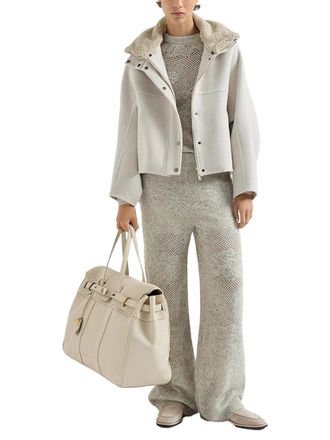 Brunello Cucinelli Suede Loafers - Gray