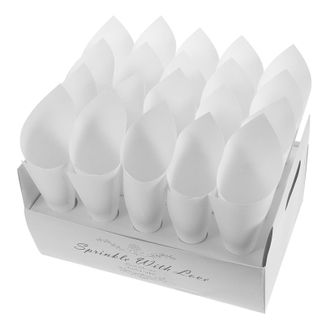 Cabilock Hochzeits-konfetti-papierkegel mit Faltbarem Halter Tablett Vielseitig f&uuml;r Bl&uuml;ten Blumenstr&auml;u&szlig;e und S&uuml;&szlig;igkeiten Elegantes Design f&uuml;r Festliche Dekorat