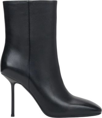 Estro & Luminara Femme, Chaussures, Noir, Taille: 39 EU Bottines &agrave; Talons Aiguilles en Cuir