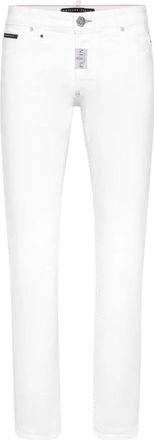 Philipp Plein Herren, Jeans, Weiß, W34Größe