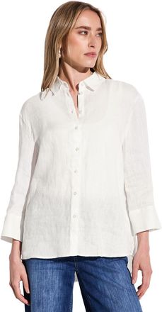 Street One SOL_Buttoned shirtcollar Blouse w Wide Sleeve Uni Off White 44