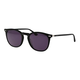 Calvin Klein unisex, Accessoires, Noir, Taille: 52 MM Lunettes de soleil rondes