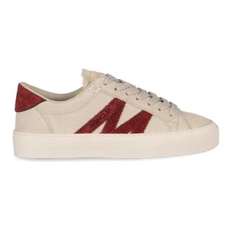Moncler Monaco2 Leder Sneaker - - Shoes - Damen - Beige - 37 EU