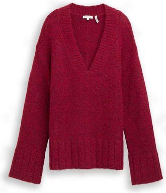 Tom Tailor Strickpullover Pullover & Strickjacken Oversize Strickpullover mit Wollanteil