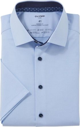 Olymp Olymp, Homme, Chemises, Bleu, Taille: 6XL 24/7 Luxor Modern Fit Shirt