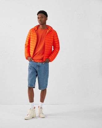 Jott Doudoune l&eacute;g&egrave;re &agrave; capuche Rouge feu Nico - Taille XXL