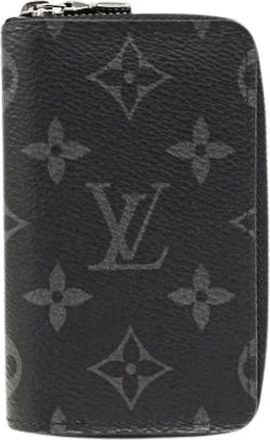 Louis Vuitton unisex, Pre-owned, Noir, Taille: ONE Size Portefeuille en toile Pre-owned