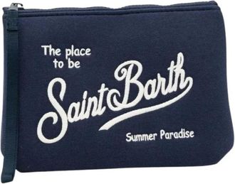 MC2 Saint Barth Femme, Sacs, Bleu, Taille: ONE Size Aline Piquet Pochette