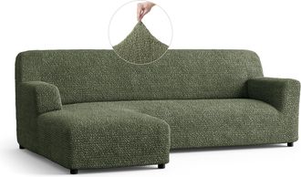 Paulato by GA.I.CO. PAULATO - Bezug f&uuml;r Sofas mit linker Halbinsel (gesehen von vorne), Bezug f&uuml;r Ecksofa aus Mikrofaser, Kratzfest, maschinenwaschbar, Made in Italy, Gr&uuml;
