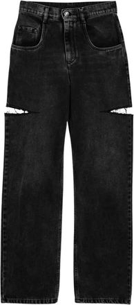 Maison Margiela Femme, Jeans, Noir, Taille: 36 FR Pants 5 Pockets