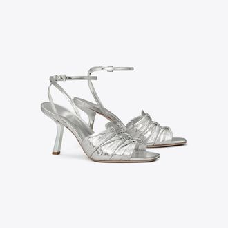 Tory Burch Damen Sandalette mit Raffung