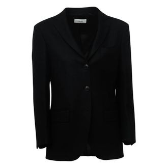 Saulina Milano Einknopf-Sakko mit drei Kn&ouml;pfen - - Jackets - Damen - Schwarzk - XS