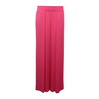 Marella Seidenmischung Palazzo-Hose - - Trousers - Damen - Rosa - S