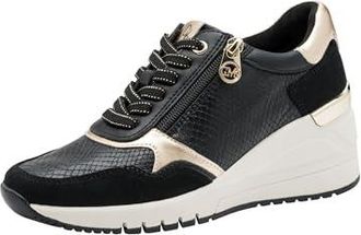Marco Tozzi Femme by Guido Maria Kretschmer Sneaker 2-83703-45 Basket, Black Gold, 38 EU