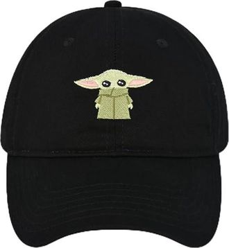 Star Wars Embroidered Cotton Adjustable Baseball Cap Casquette, Noir-Dessin animé, Taille Unique Mixte