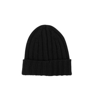 Gran Sasso Gerippte Kaschmir-M&uuml;tze - - Accessories - Herren - Schwarzk - ONE SIZE