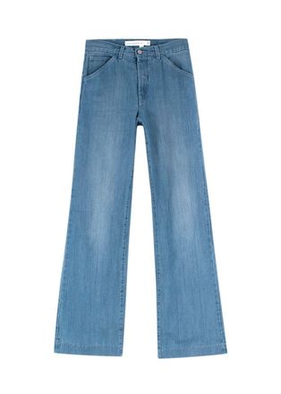 Victoria Beckham High Waisted Wide Leg Jeans Size 27/69